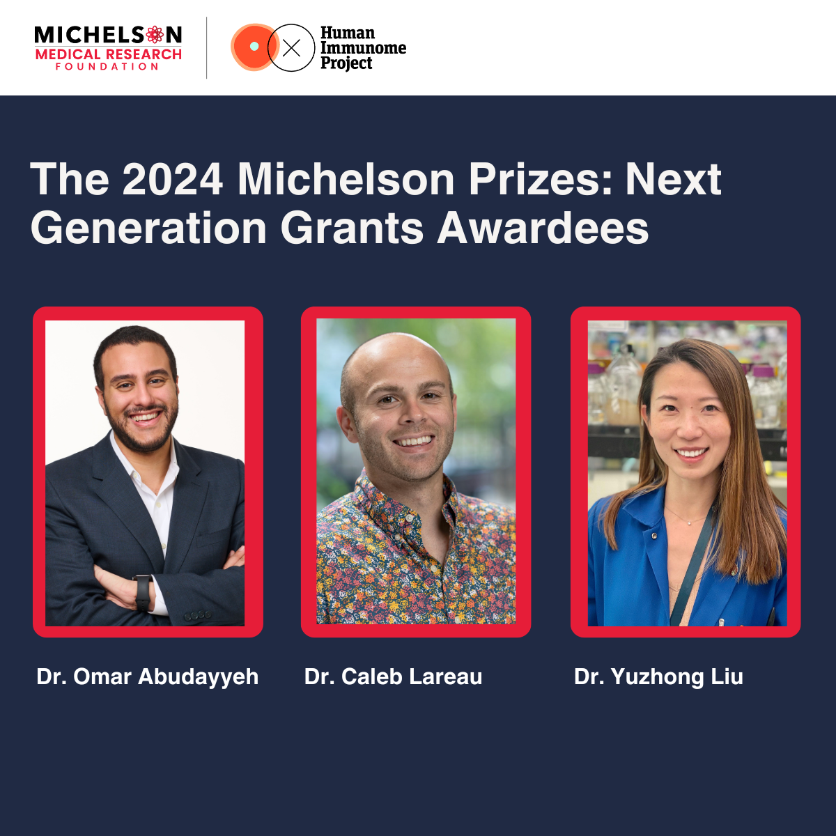 Human Immunome Project and Michelson Medical Research Foundation Award ...